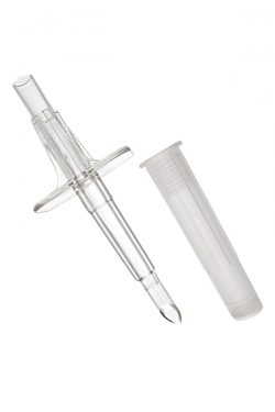 Plastic Medical Non-vented IV Spike with Cap SP-014CLEAR