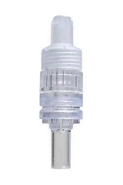 Plastic Medical Check Valve - Double, Cap, Male Luer Lock